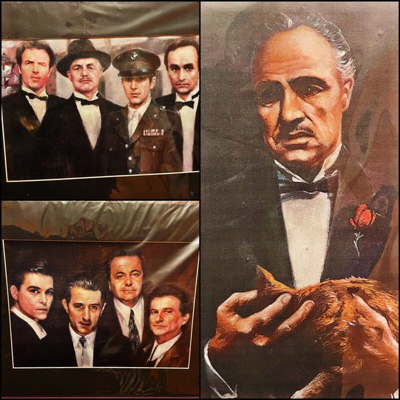 Haiyan | Art | Haiyan Mobster Gangster Movie Art Print Set Portraits Of ...